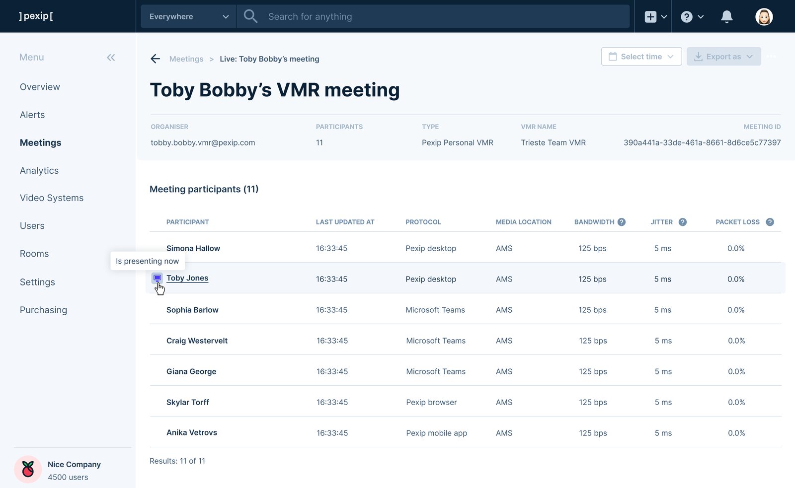 What's new on the Pexip Service? | Pexip