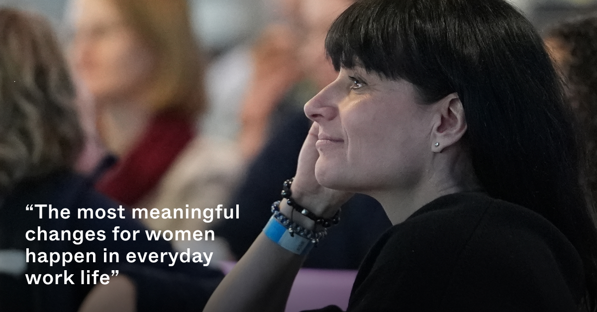 The most meaningful changes for women happen in everyday work life